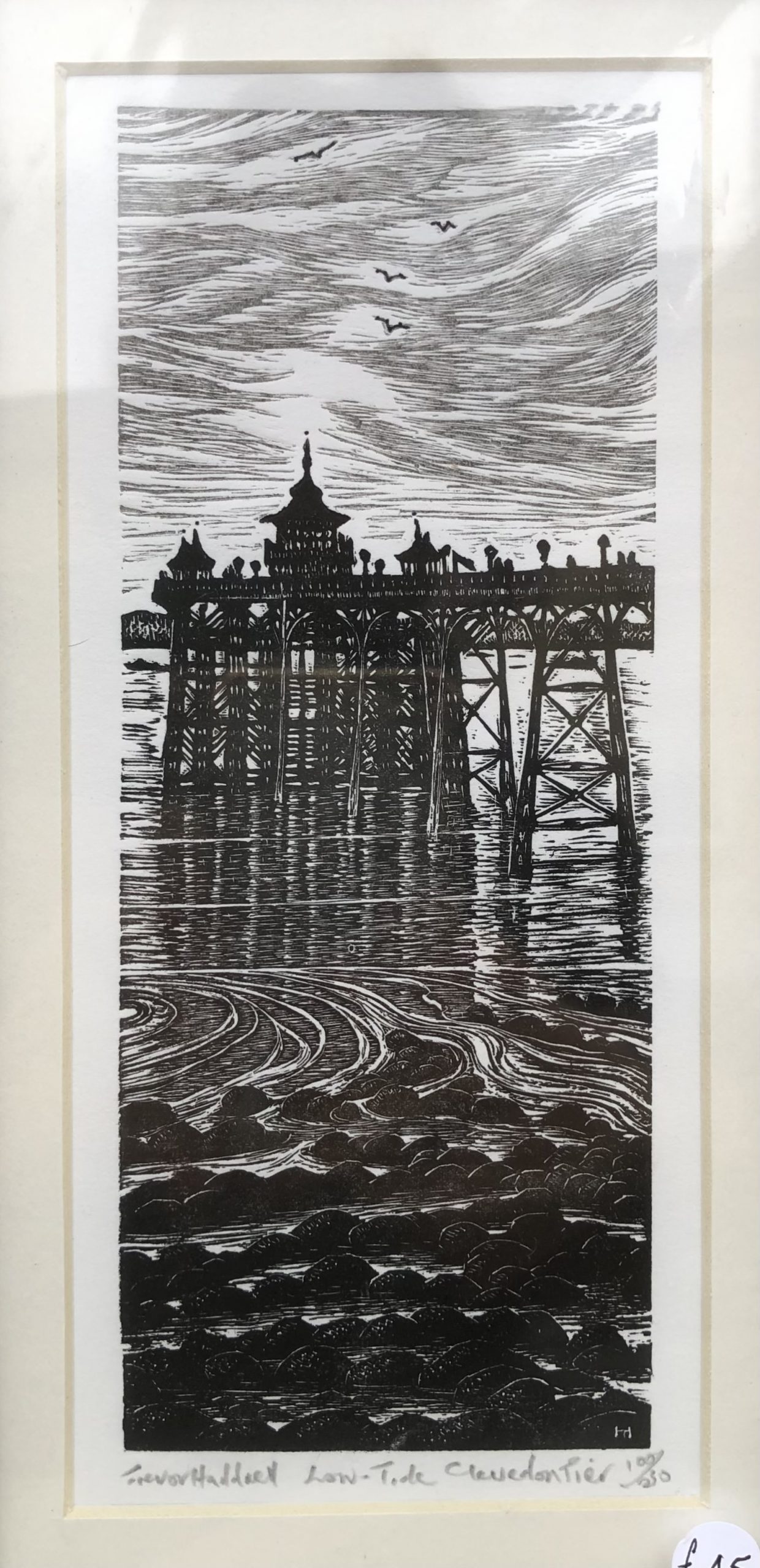 Low Tide Clevedon Pier (small) - Stationery World