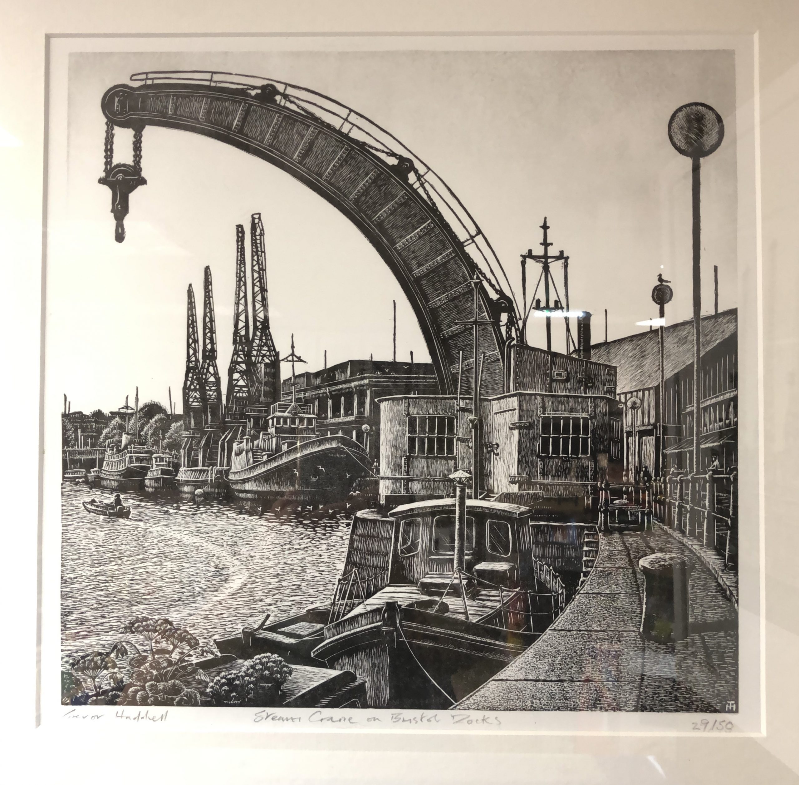 Steam Crane on Bristol Docks - Stationery World