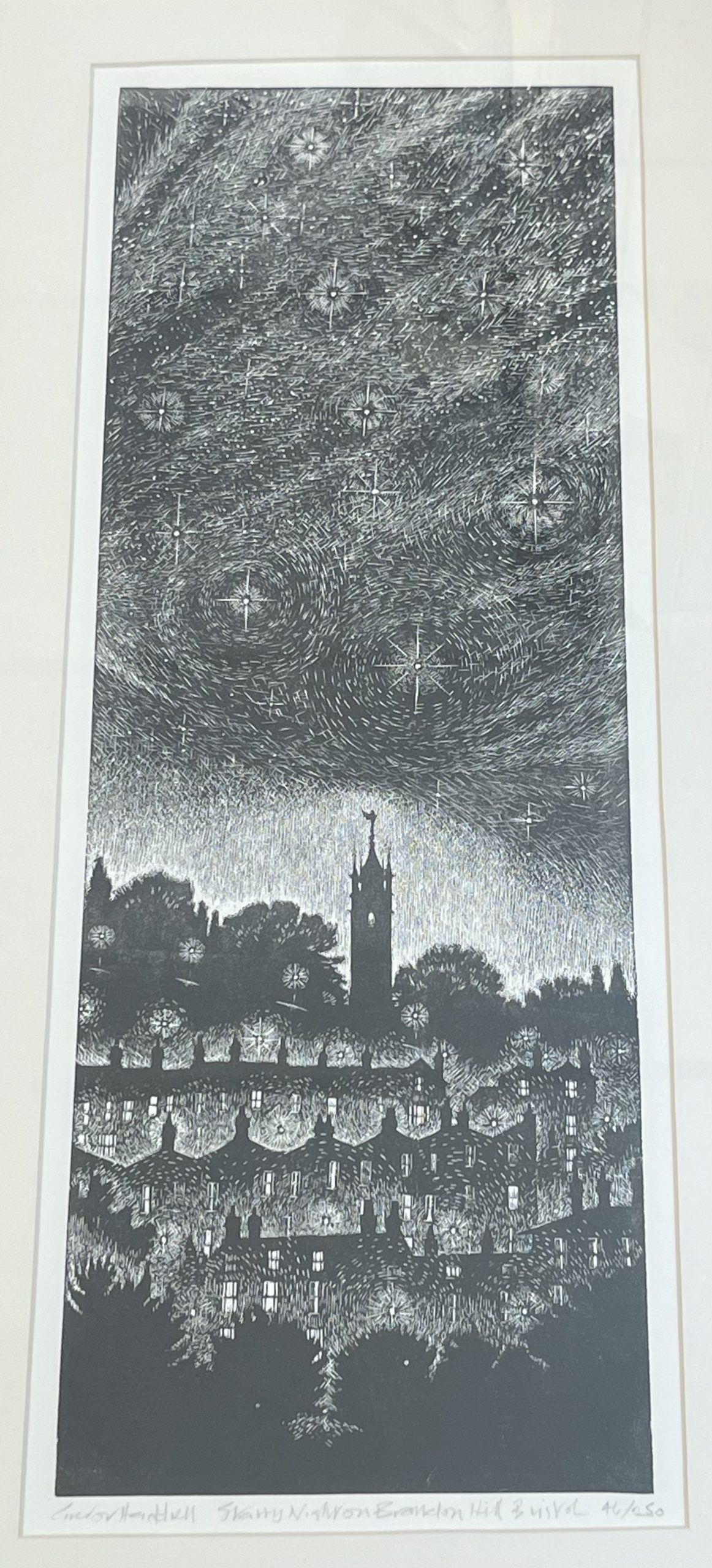 Starry Night on Brandon Hill Bristol (large) - Stationery World